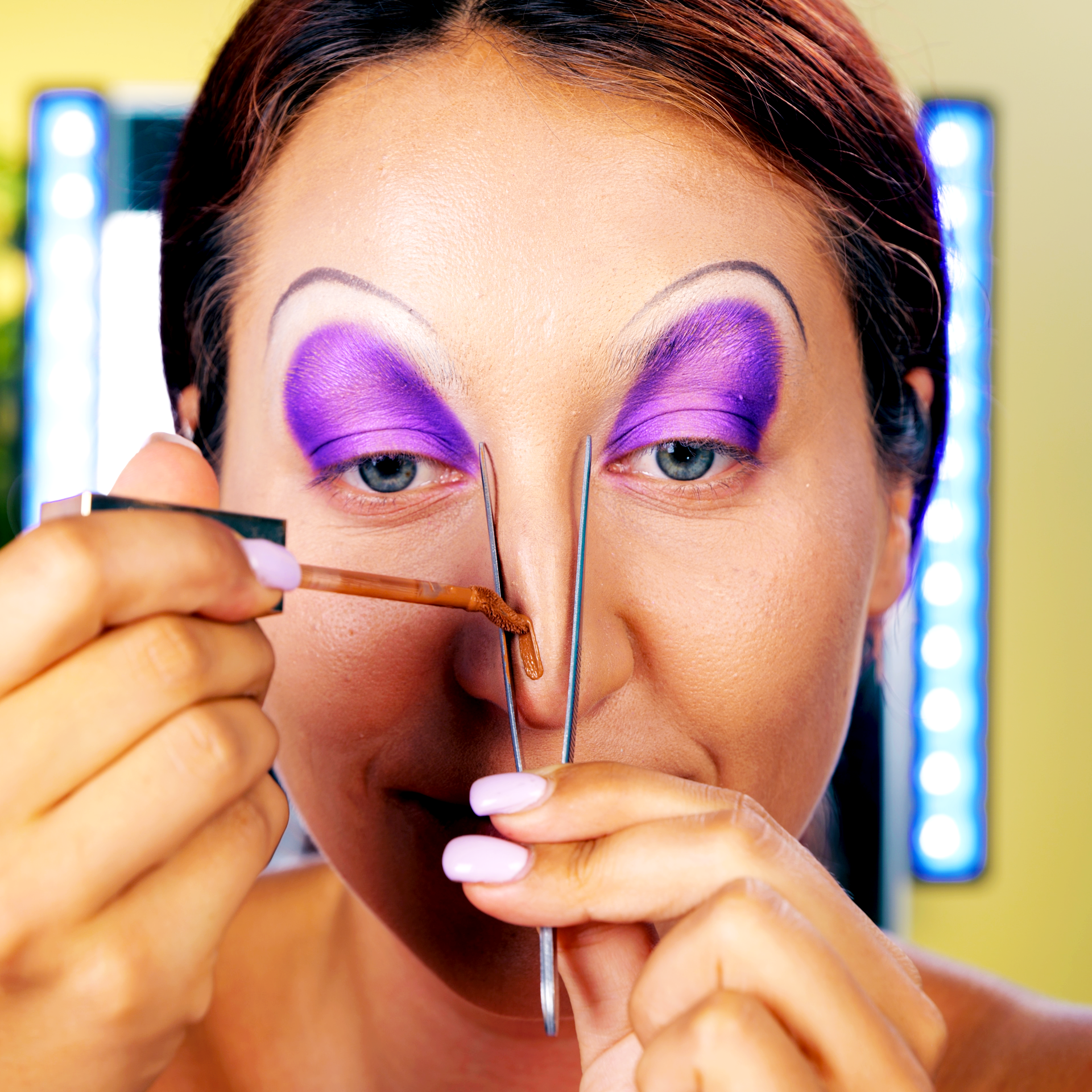 Watch her transform herself into the fabulous Jessica Rabbit!