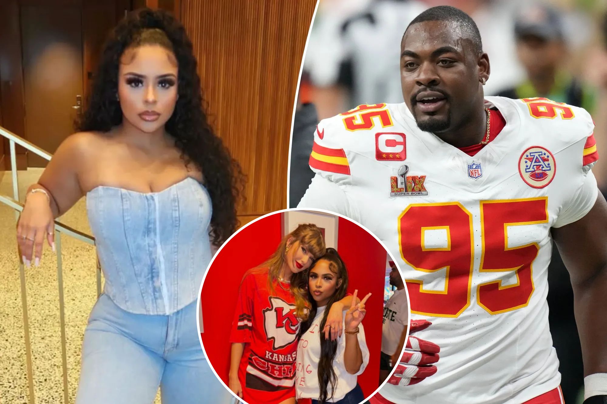 Chiefs’ Chris Jones in ugly split from longtime girlfriend and Taylor ...