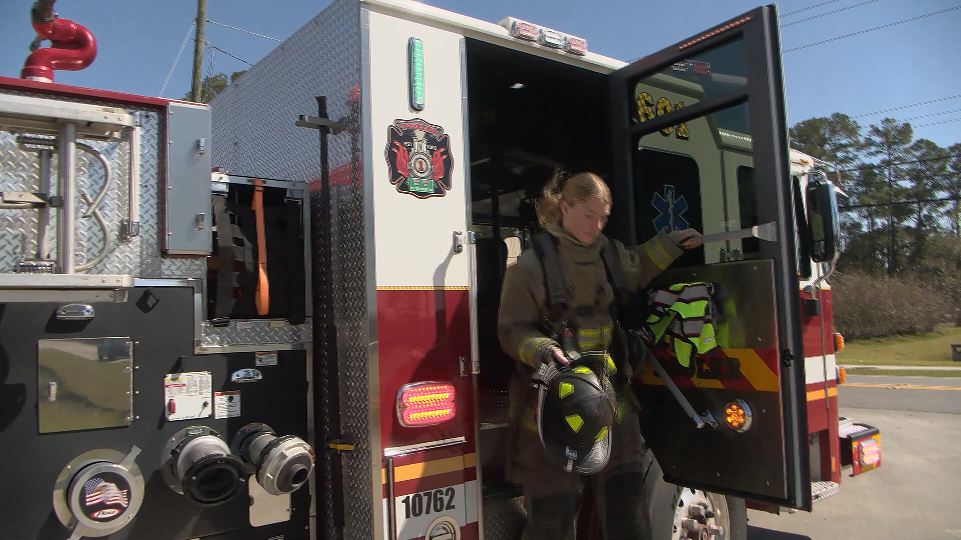 New Pooler firefighter stands out