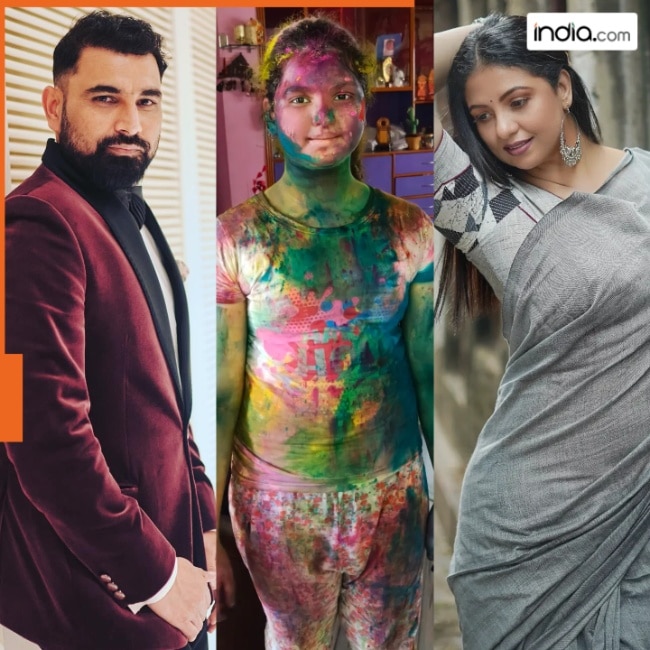 Mohammed Shami's daughter Aaira celebrates Holi, fans get angry over ...