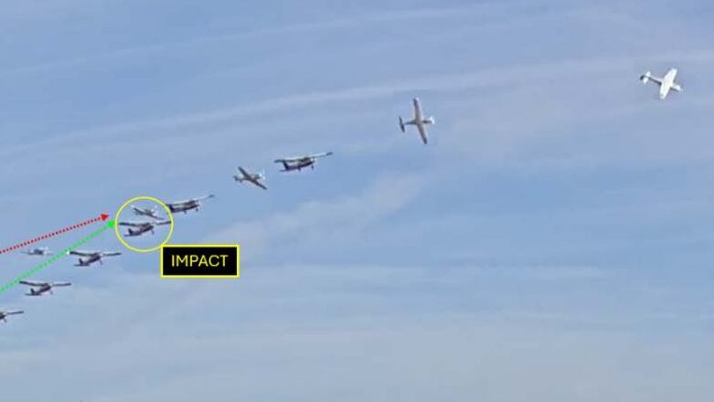 Video shows exact moment of fatal mid-air collision in Marana