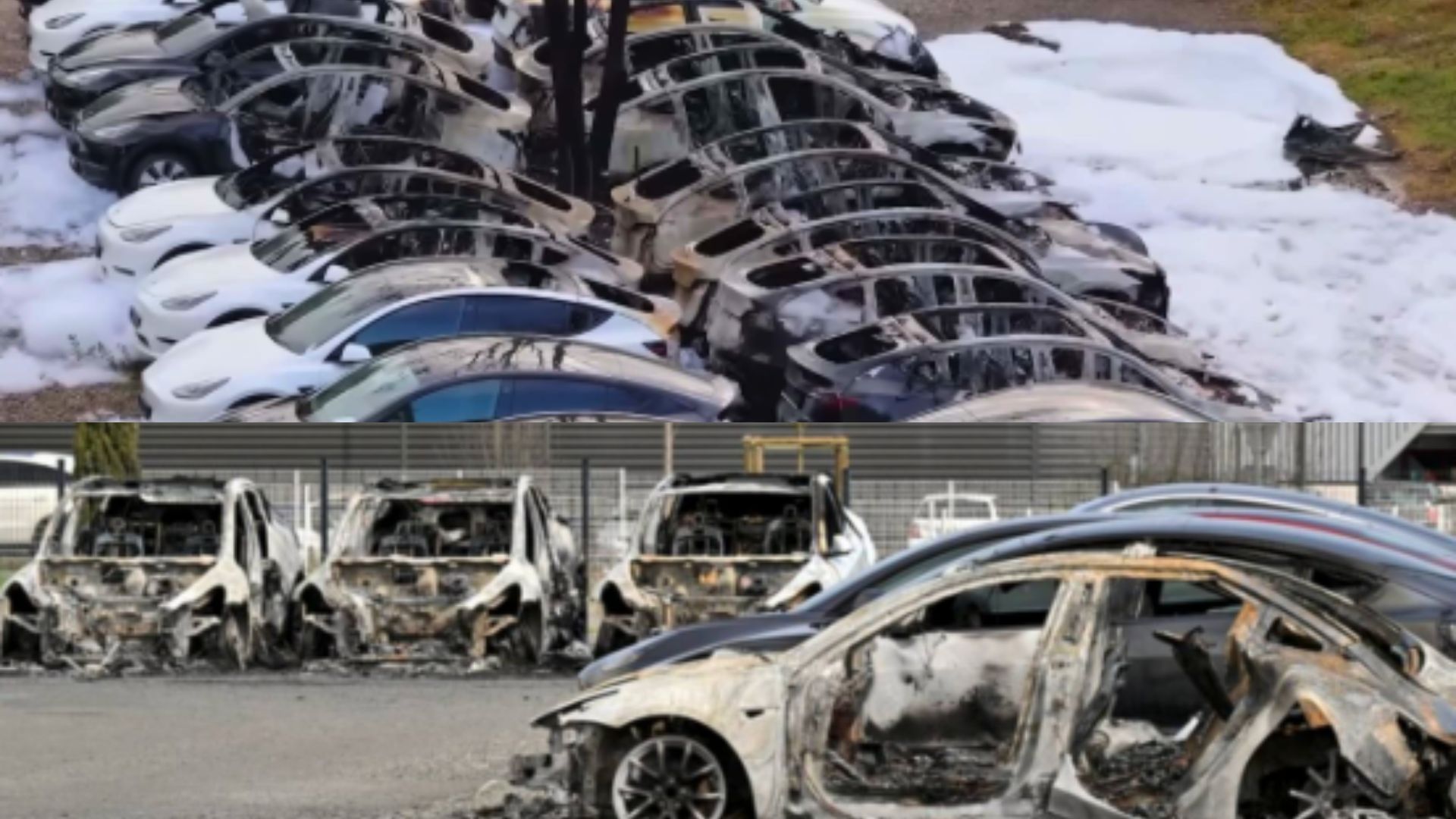 Arson attack: Several Teslas burned in Germany in protest against Elon Musk