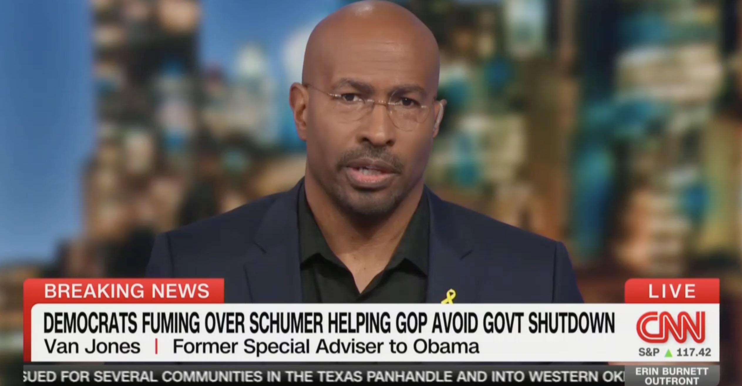 Van Jones Says Chuck Schumer Is in Blast Radius of ‘Volcanic Eruption ...