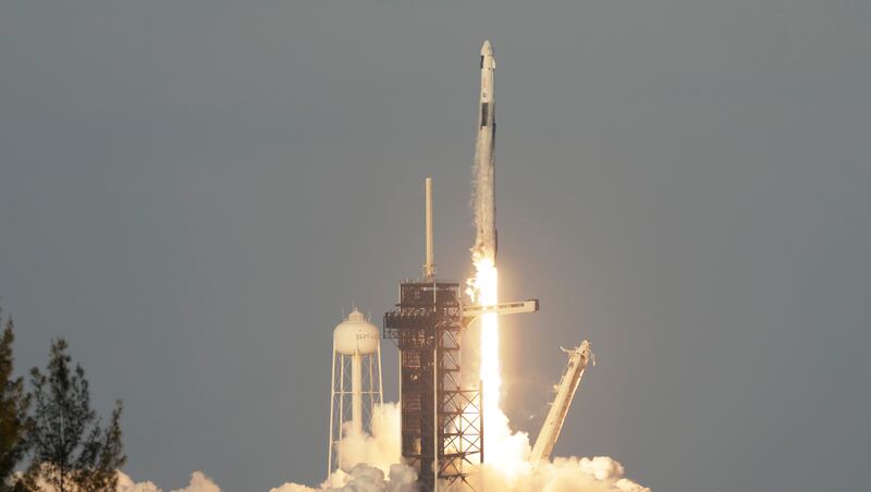 SpaceX mission to bring stranded NASA astronauts home finally leaves ...