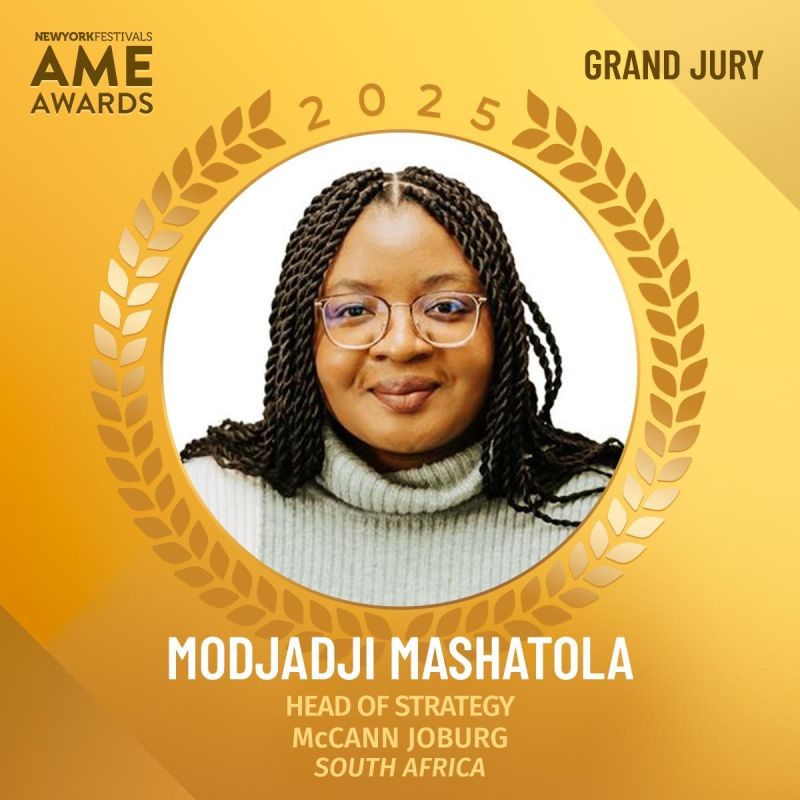 McCann Joburg's Modjadji Mashatola on AME WE Champion jury