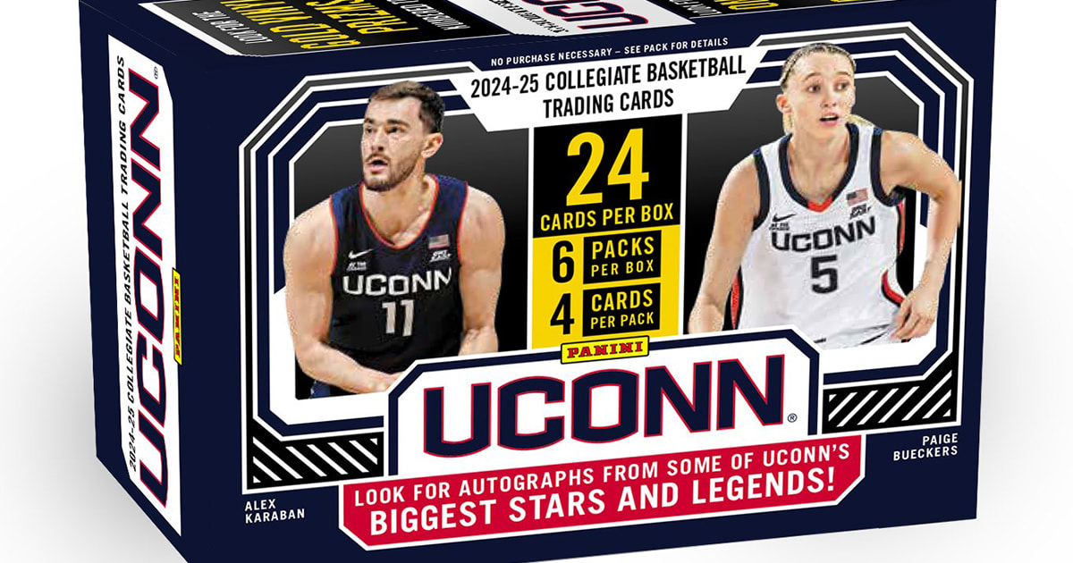 Panini America launches UConn basketball NIL trading card box set