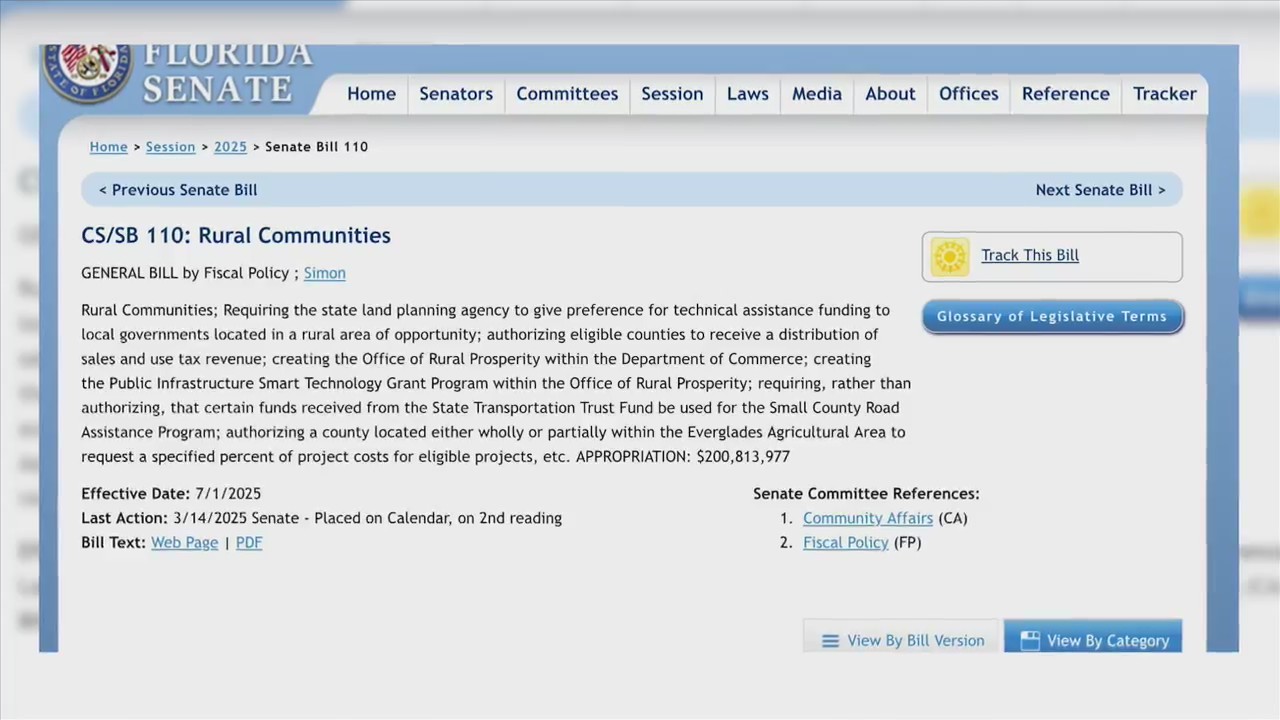 Senate Bill 110 sparks hope for rural counties