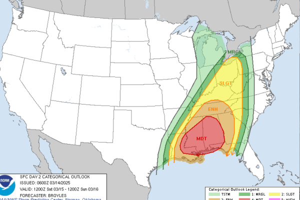 Storm alert for North and Central Georgia this weekend: Strong ...