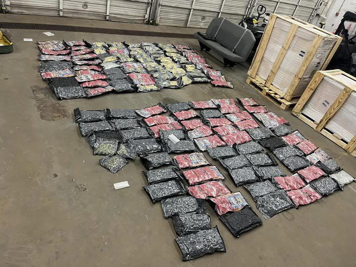 Motorist caught with 150 pounds of marijuana: Police