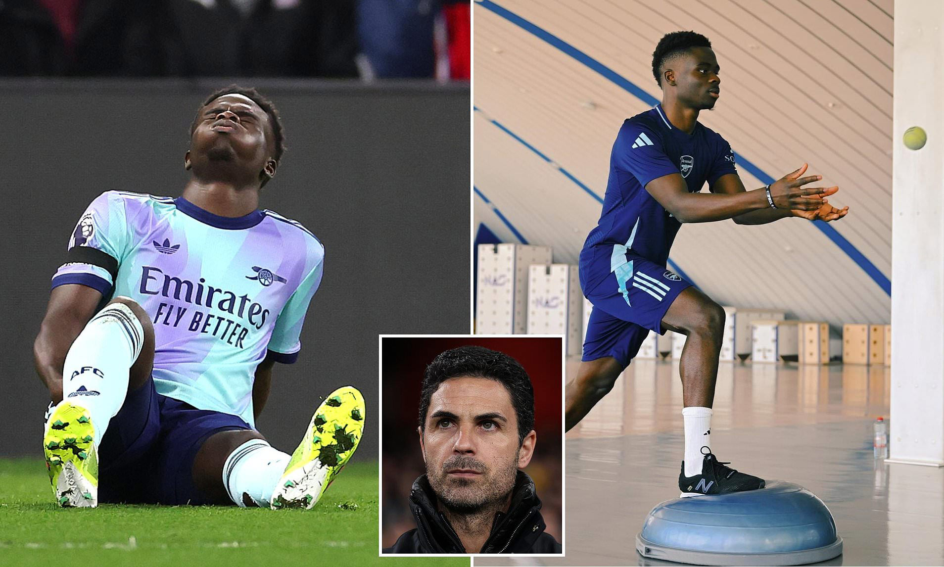 Mikel Arteta delivers fitness update on Bukayo Saka as the Arsenal ... Mikel Arteta delivers fitness update on Bukayo Saka as the Arsenal ...