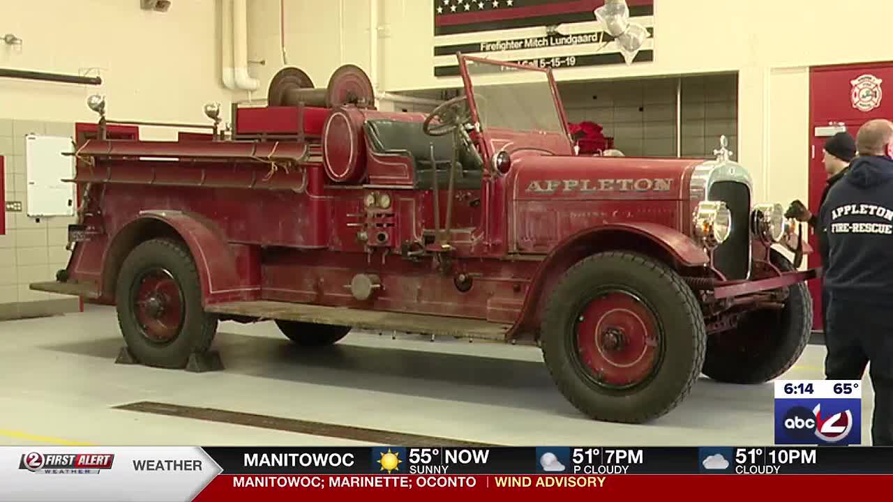 Appleton Fire Department restores their first 1928 Seagrave Fire Truck