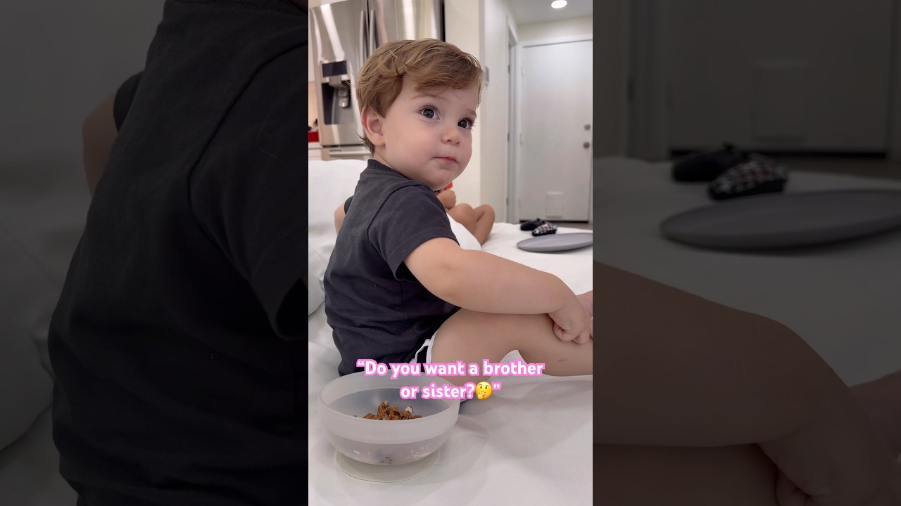 Child shares thoughts on upcoming baby gender reveal