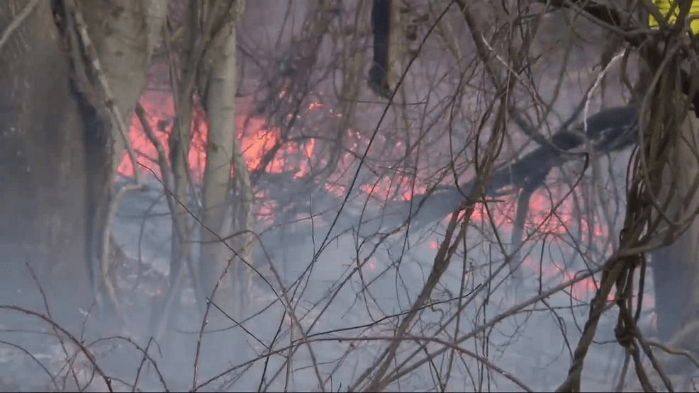 Firefighters battle brush fire in Nitro as West Virginia's spring fire ...