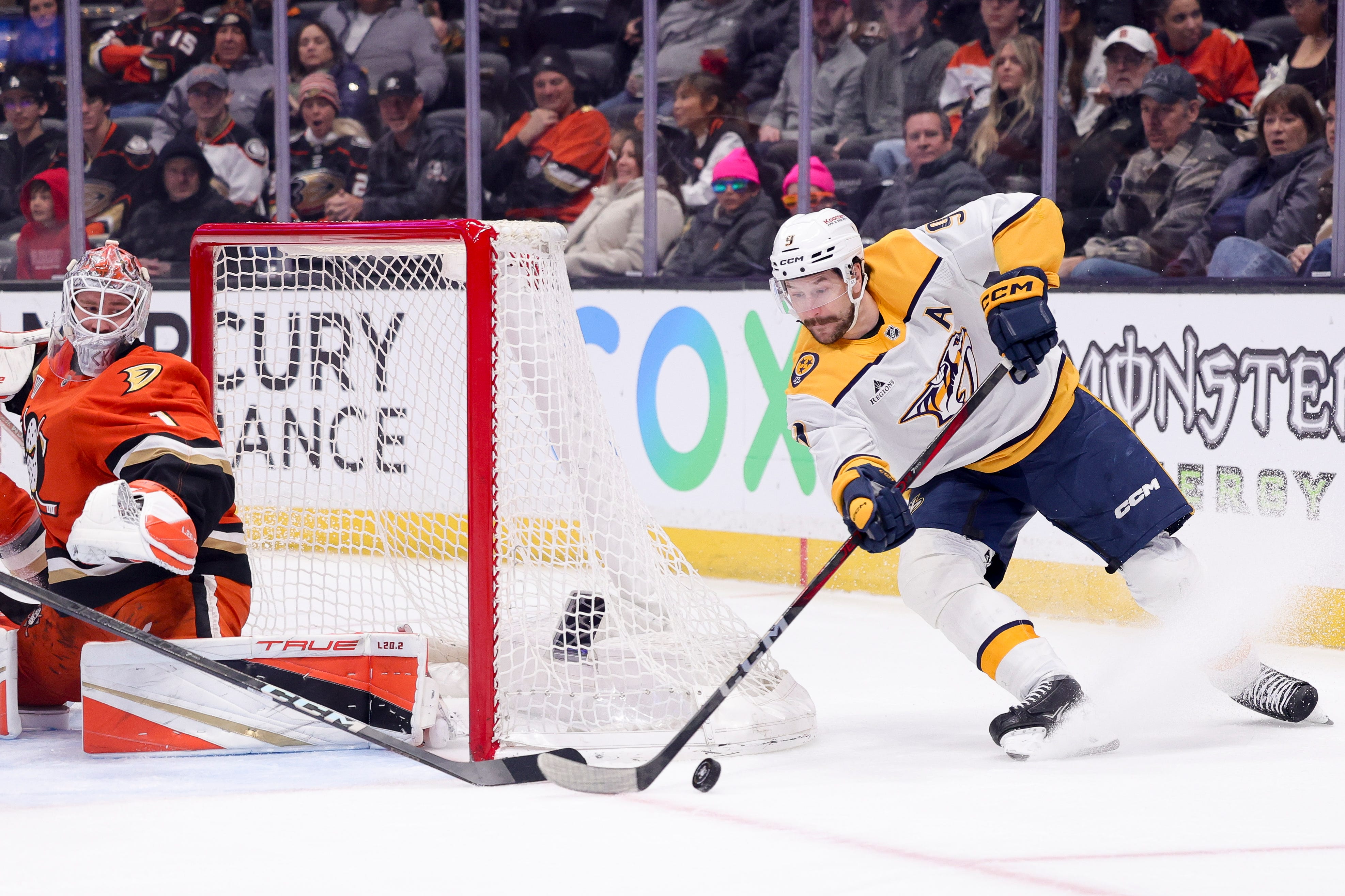 Nashville Predators fall 2-1 to Anaheim Ducks after Alex Killorn's go ...