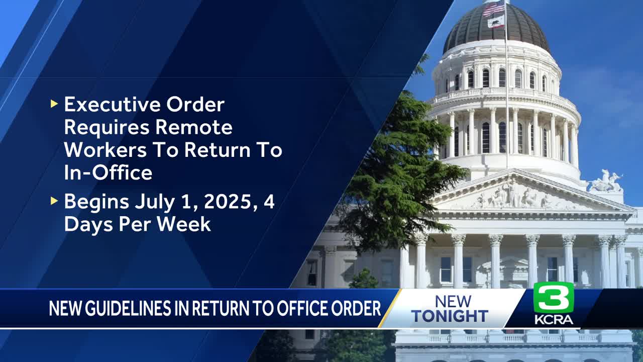 Exemptions detailed for California state employees return to work order