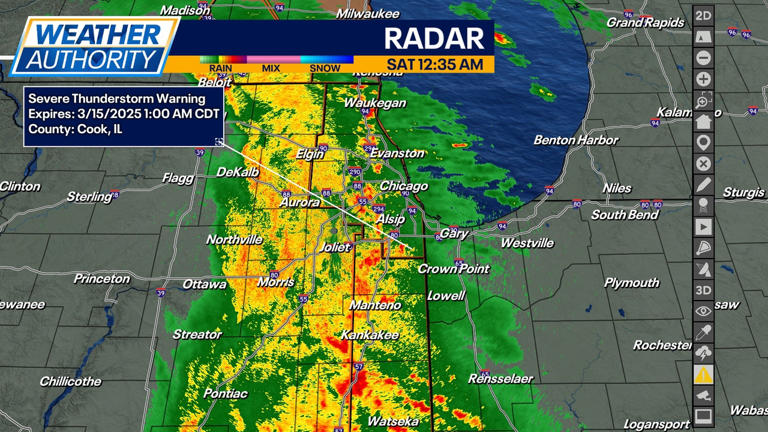 Live updates: Tracking severe storms passing through Chicago area