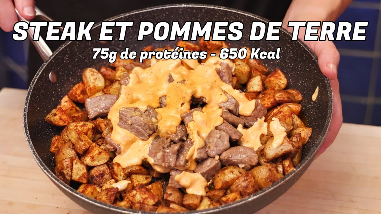 Recette de STEAK ET POMMES DE TERRE idéale pour toute la famille | En ...