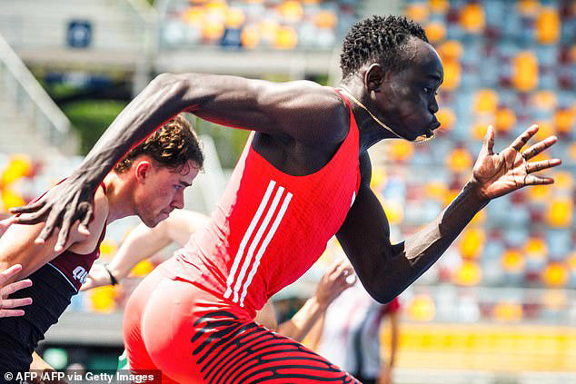 Quick as a flash! Future Olympian Gout Gout blitzes his rivals at Queensland Athletics Championships