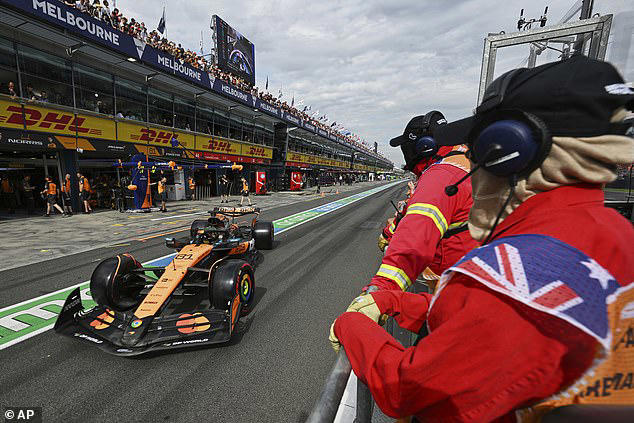 Oscar Piastri pipped to Melbourne Grand Prix pole by teammate Lando Norris in quest for historic ...