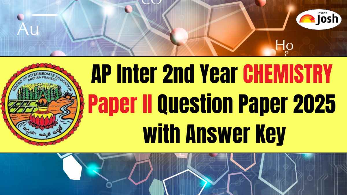 AP Inter 2nd Year Chemistry Paper II Question Paper 2025 with Answer Key, Download PDF