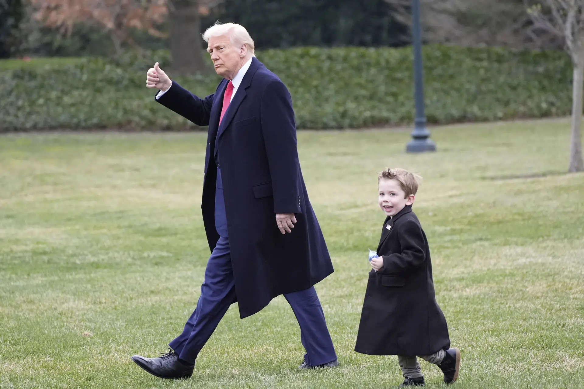 ‘Grandpa Trump’ trends as Elon Musk’s son steals the show at White House