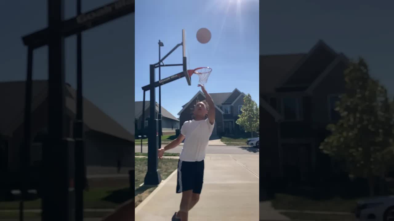 Amazing Basketball Layup Shot