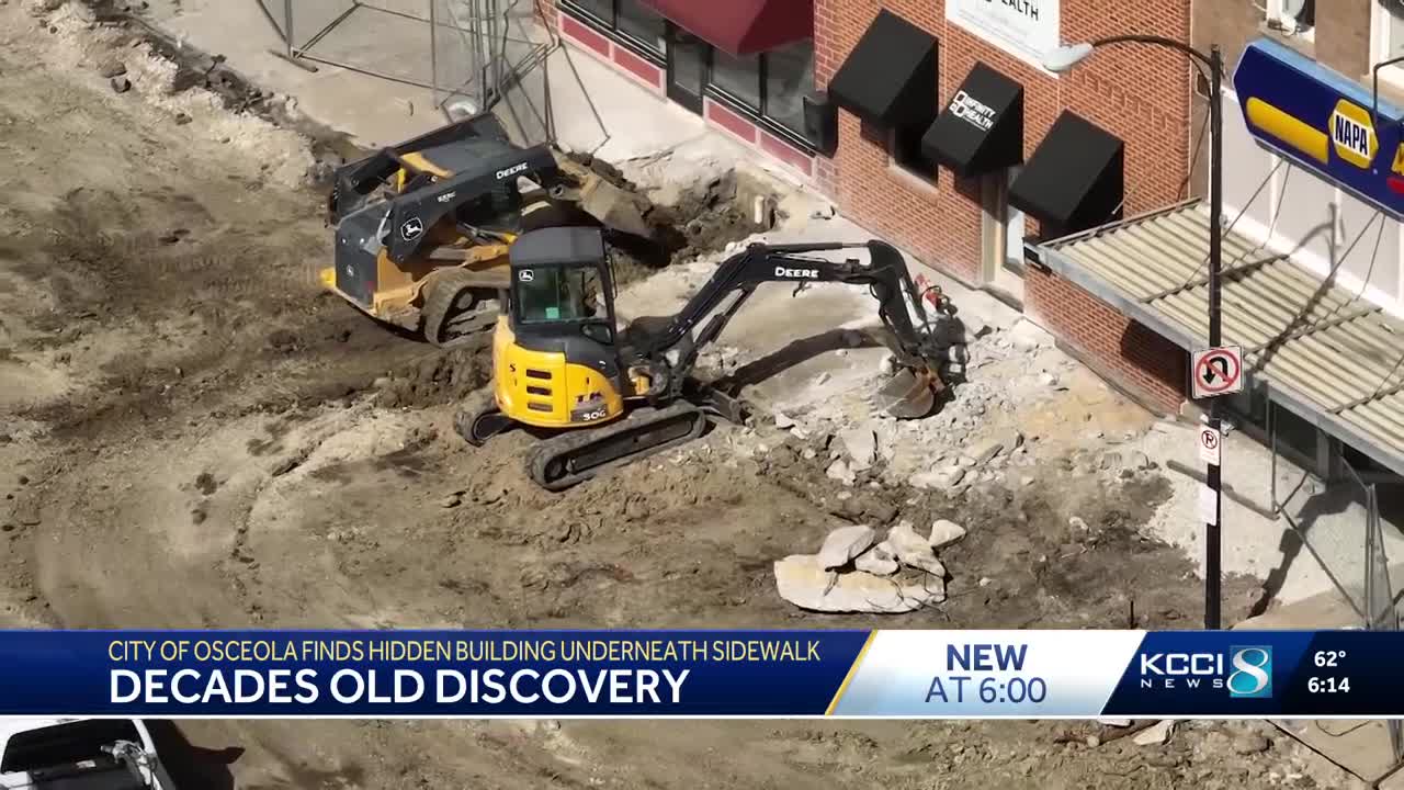 Buried 150-year-old structure unearthed in Osceola during ...