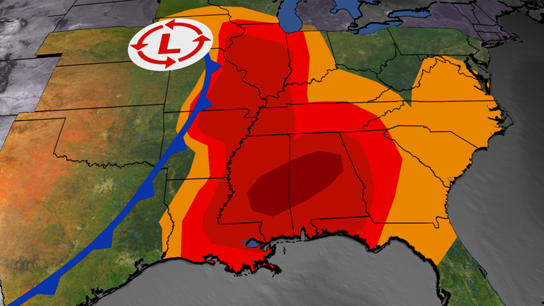 Tornado Outbreak, Damaging Wind Gusts Of 60 To 90 MPH, Large Hail Threaten Midwest, South