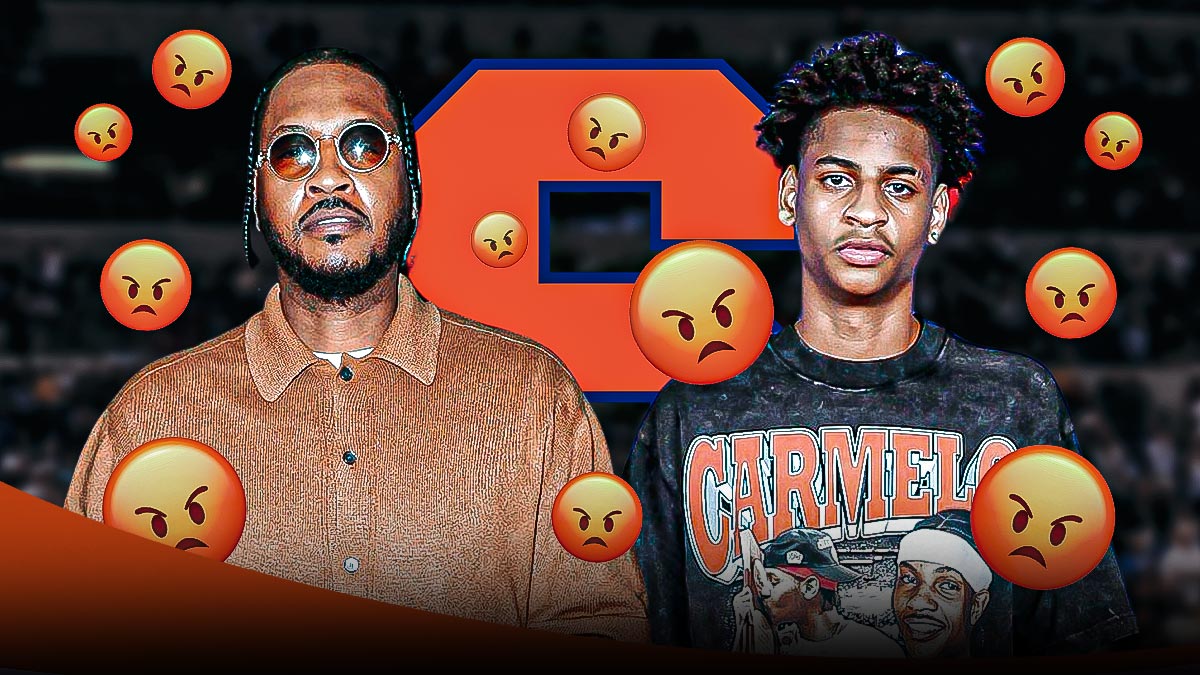 Syracuse legend Carmelo Anthony angry over Kiyan Anthony’s McDonald’s ...