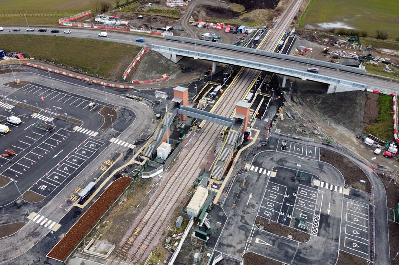 Newsham from above: Northumberland Line's newest station pictured ahead ...
