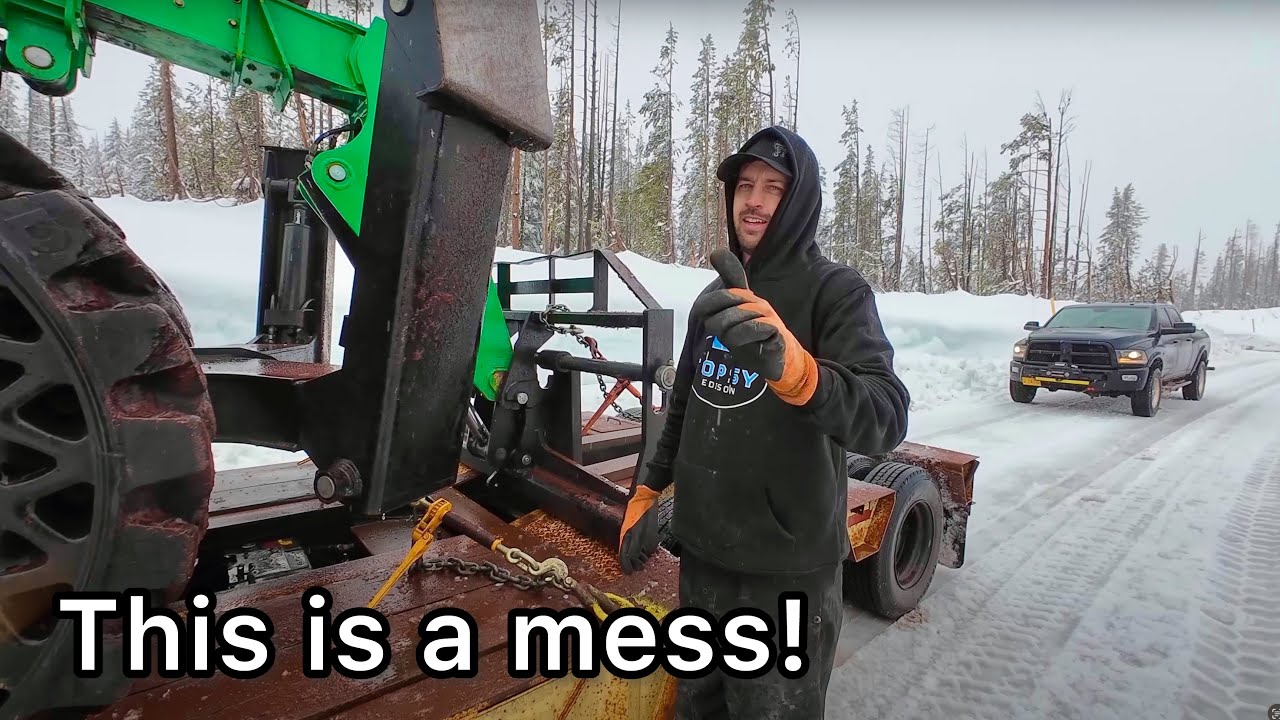 Ski resort delivery gets messy!