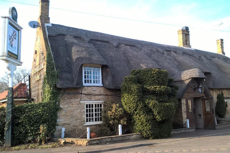 The historic village with cute thatched cottages a stone's throw from ...