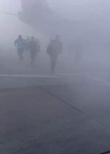 12 rushed to hospital after American Airlines plane catches fire at DIA