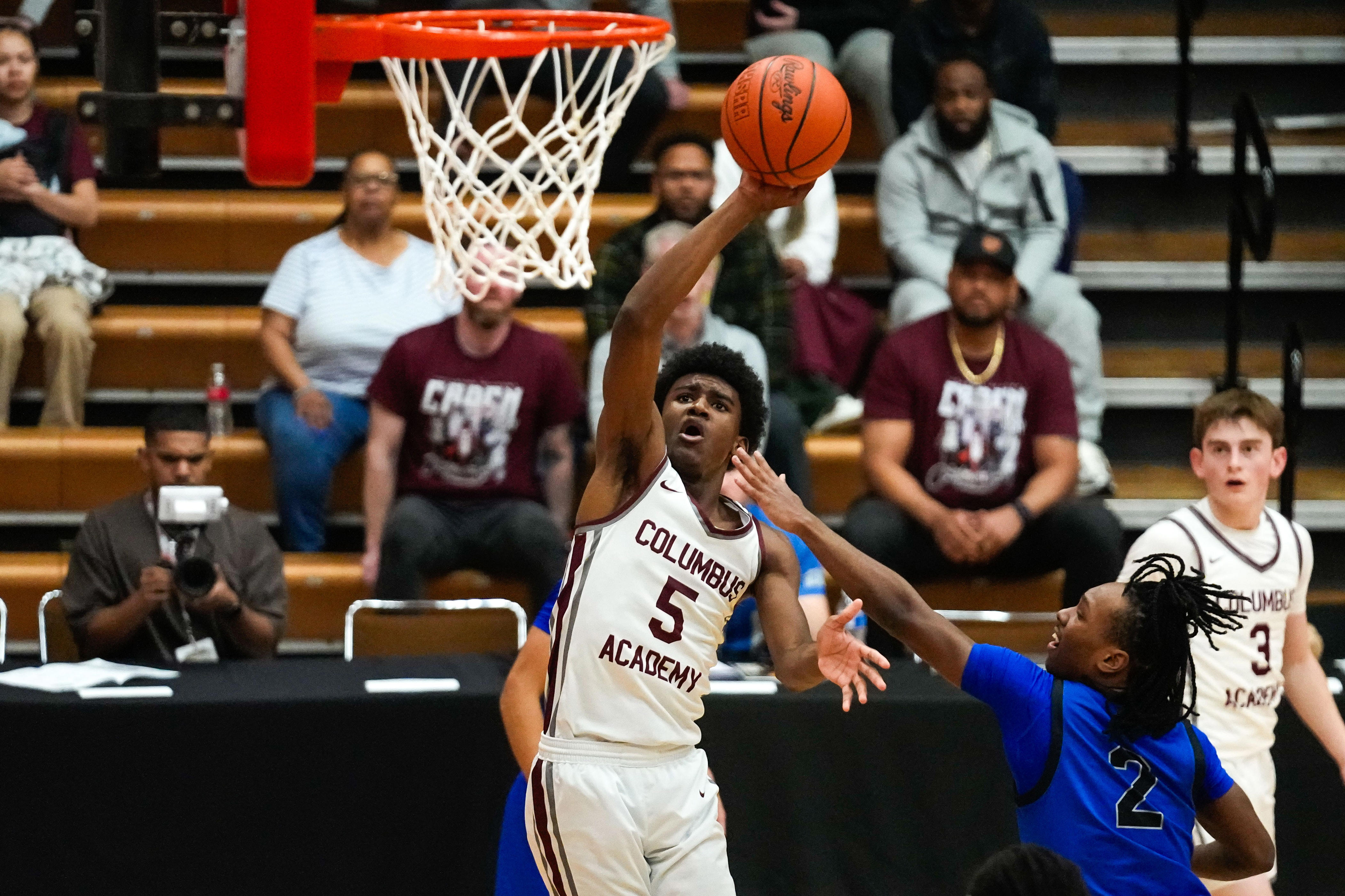 Columbus Academy's Jason Singleton hits $10k shot at Cavs game