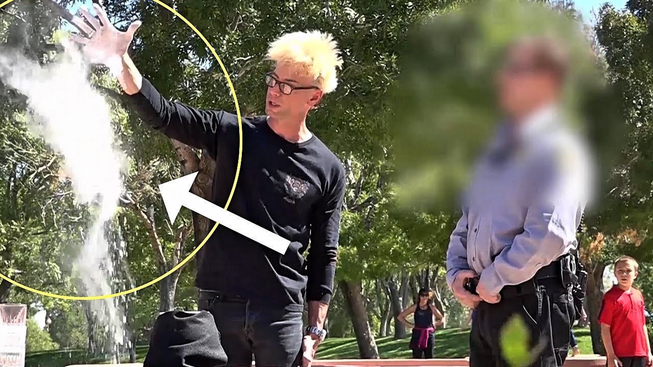 Cop pranked with insane magic!