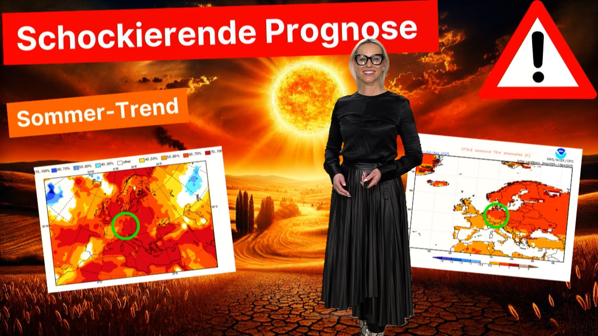 Wettermodelle simulieren MEGA-Sommer mit Wetterextremen: 40-Grad ...