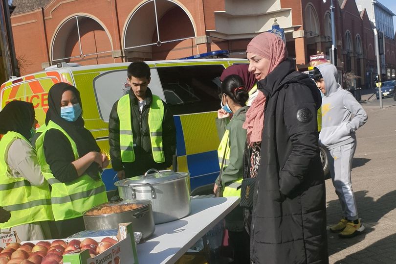 Free food giveaway in Hanley today - exact time and location