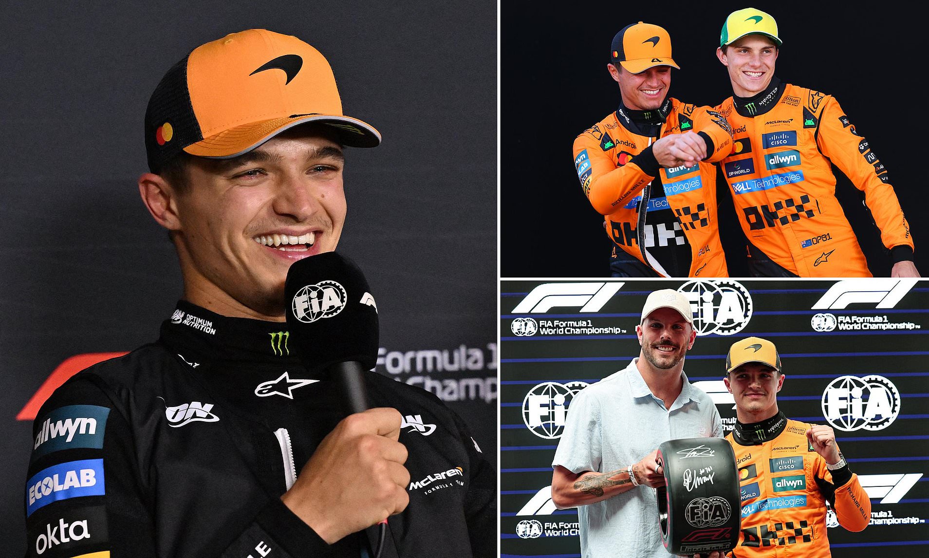 Lando Norris reveals McLaren's team orders call after sealing front row ...