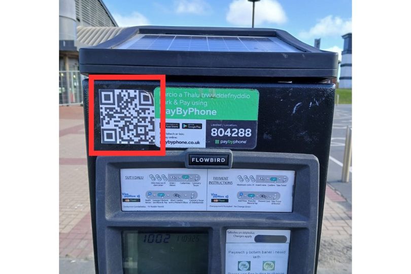 Parking QR code scam warning as more spotted in North Wales county
