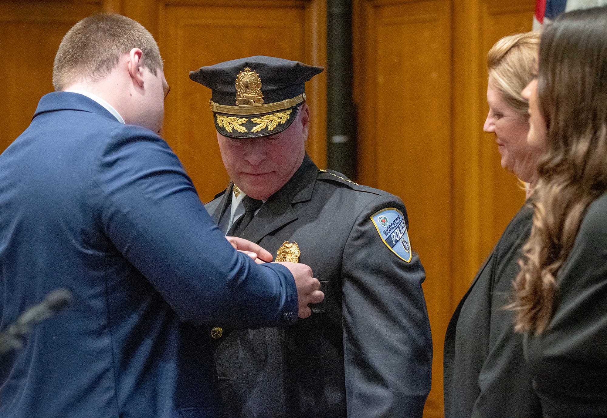 'To cultivate a culture of excellence': Saucier sworn in as Worcester ...