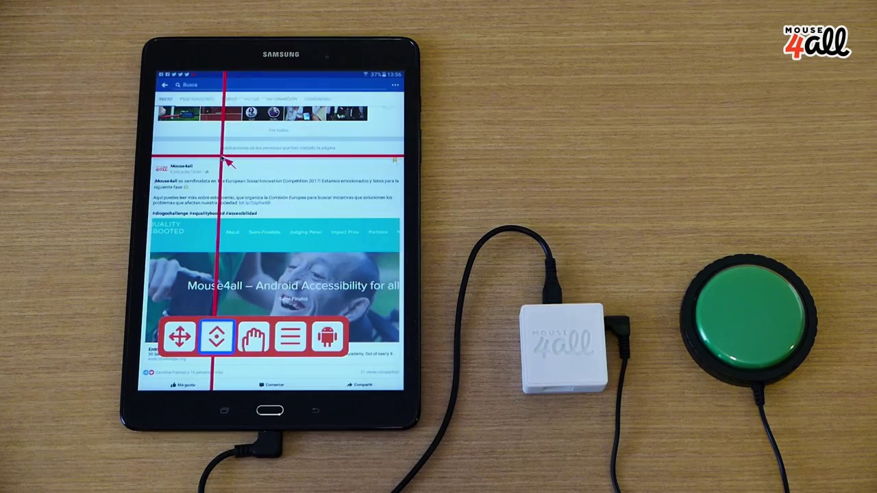 Todo sobre Mouse4all Pulsador para Android: Funcionalidades y Uso