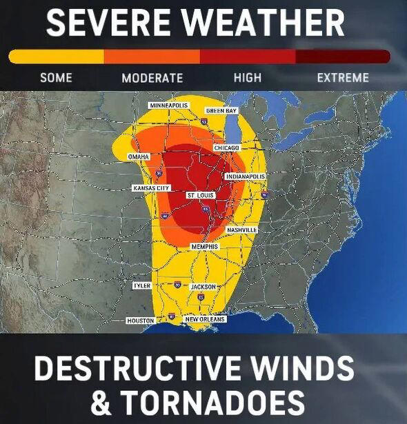 Weather map shows path of tornadoes, storms that left 16 dead amid rare ...