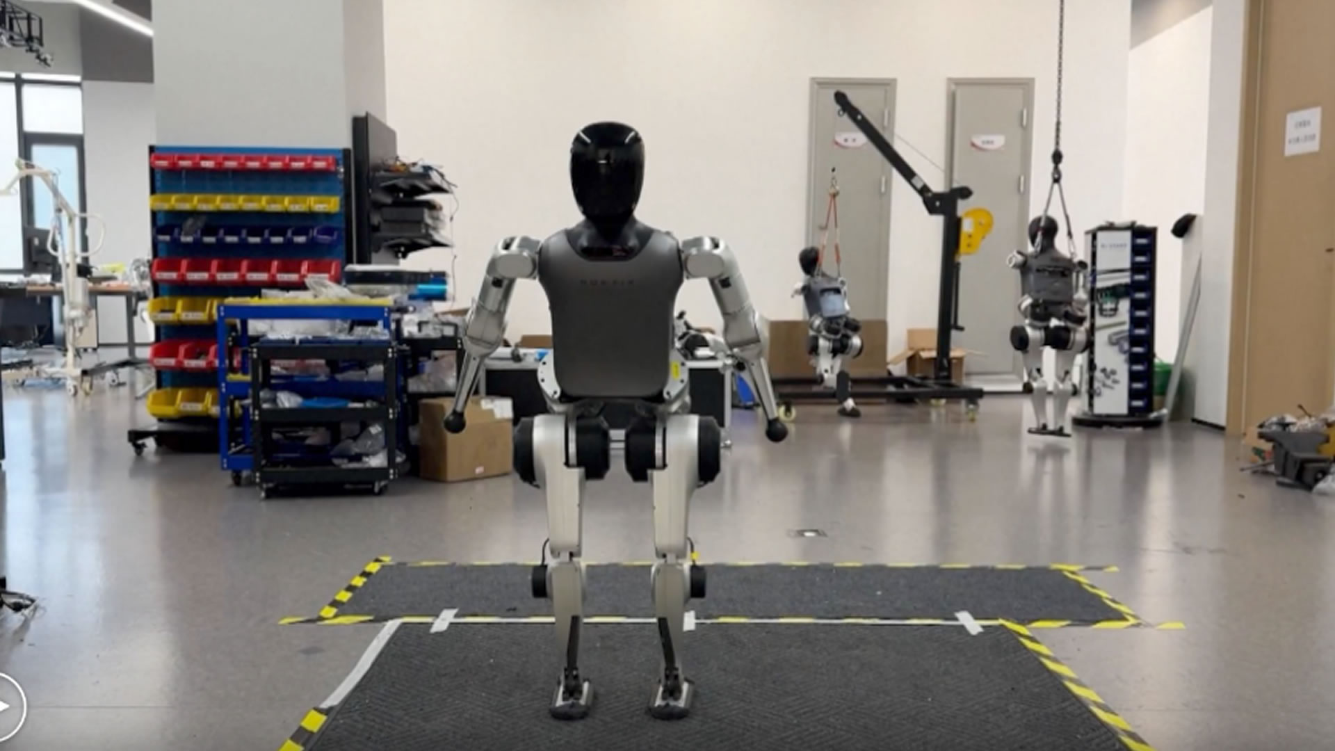 China startup unveils humanoid robot that can perform continuous backflips