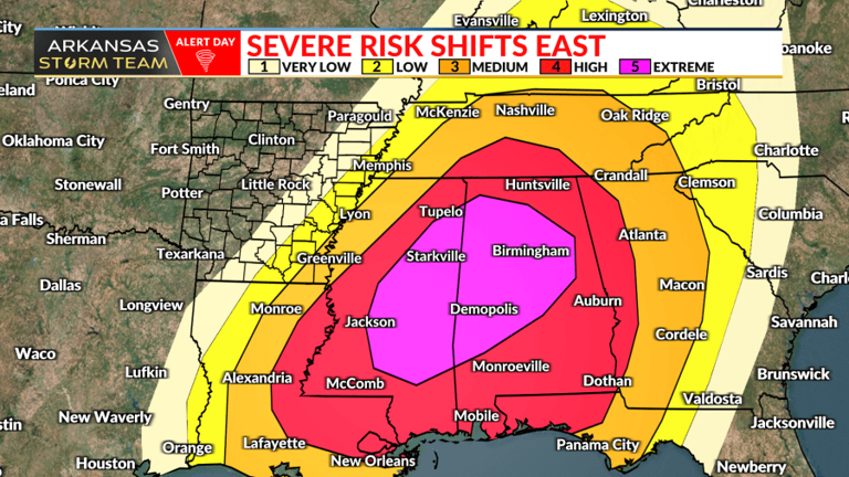 Arkansas Storm Team Forecast: Severe Storms Still Ongoing in Southeast ...