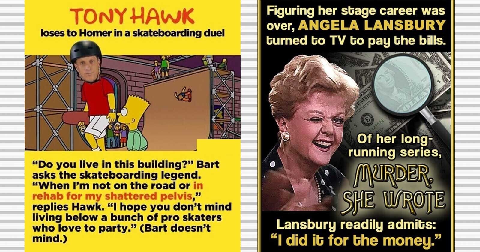 36 Random Bits of Pop Culture Trivia Fresh off the Gossip Cob