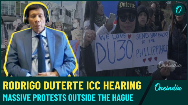 Duterte ICC Hearing | Duterte Supporters and Opponents Face Off in ...