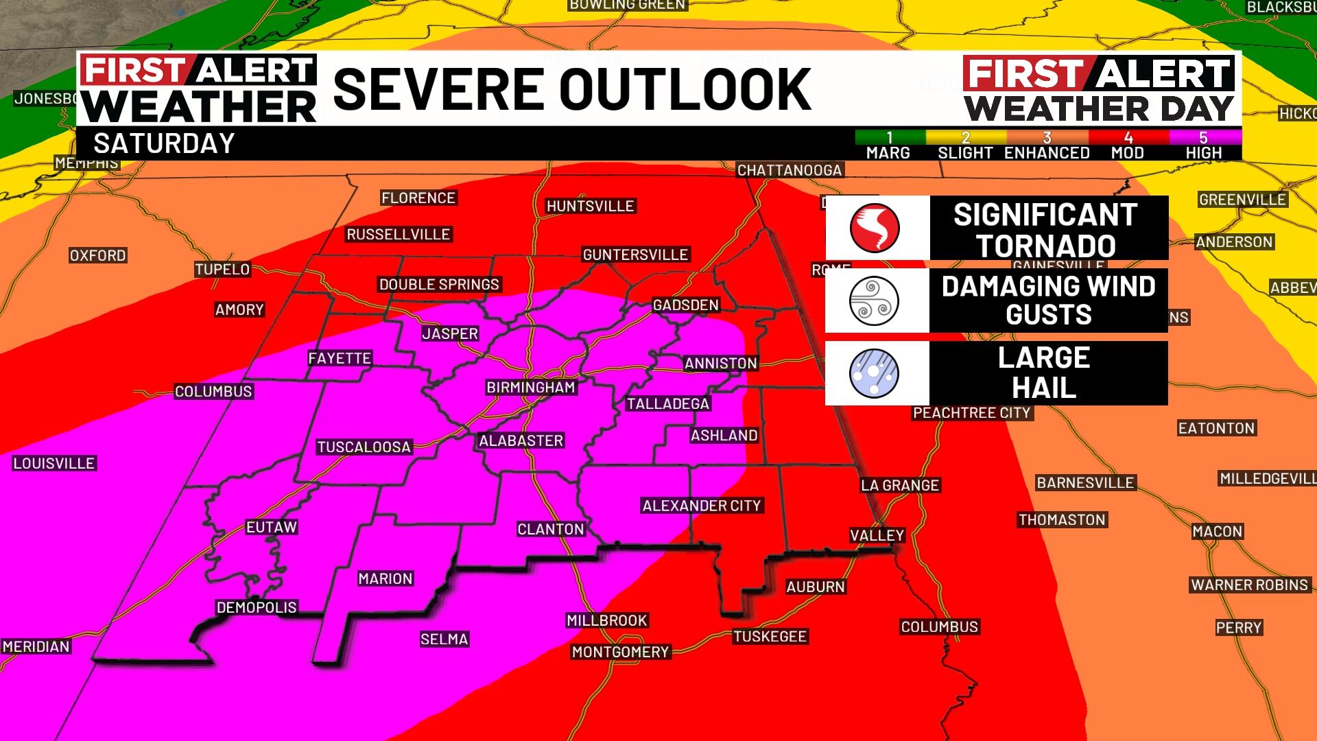 First Alert Weather Day: Significant tornado threat heading into ...