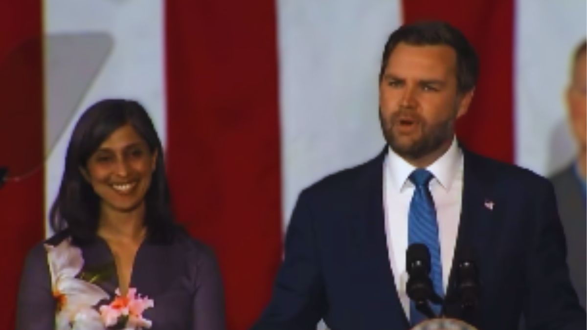 JD Vance's 'she has to smile' remark about wife Usha upsets Internet ...