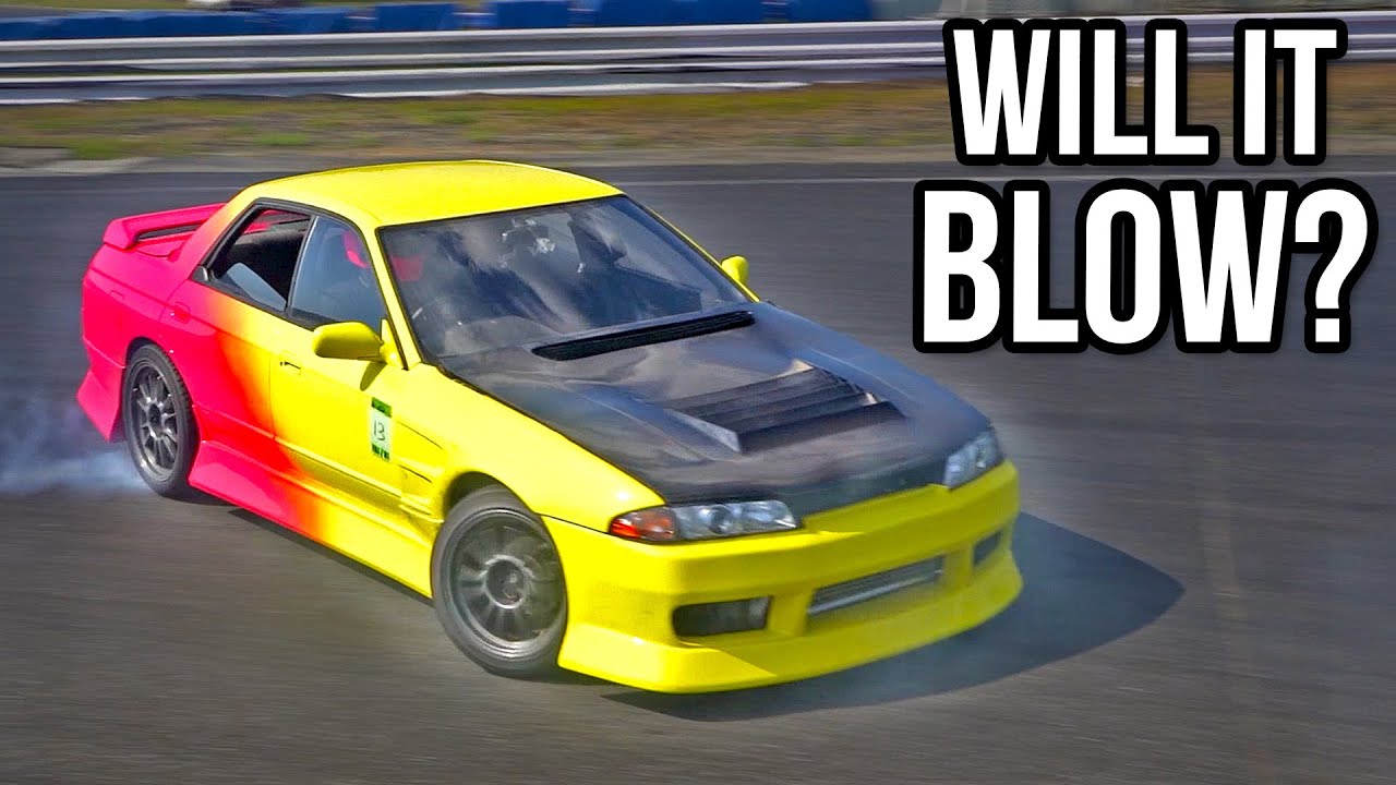 Nissan's Worst Engine + Turbo at Japanese Drift Course - Will It Survive?