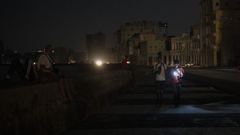Cuba suffers another massive power cut leaving millions in the dark